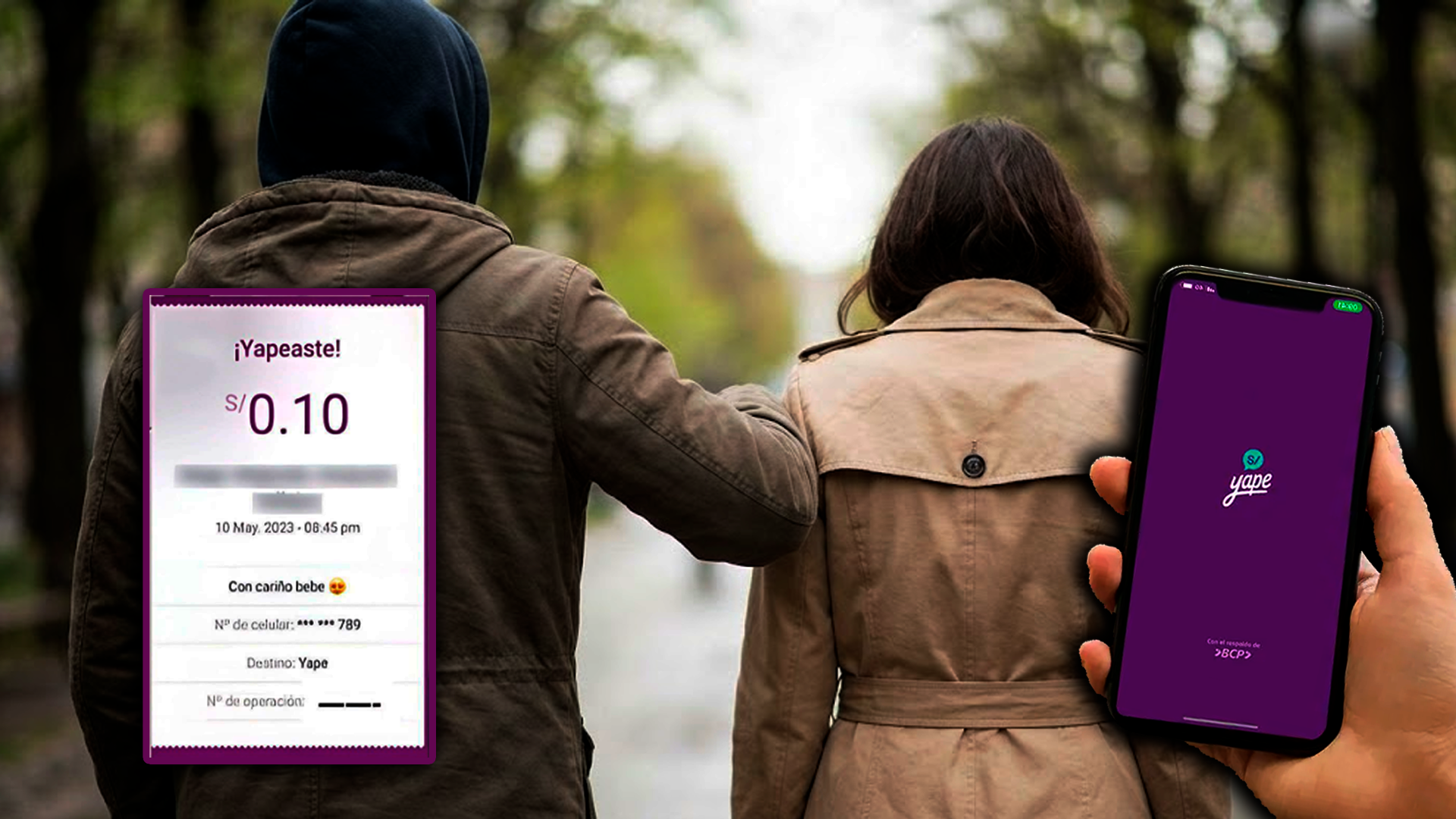 Sentencian a hombre que acosaba a su ex enviándole yapes de 10 céntimos