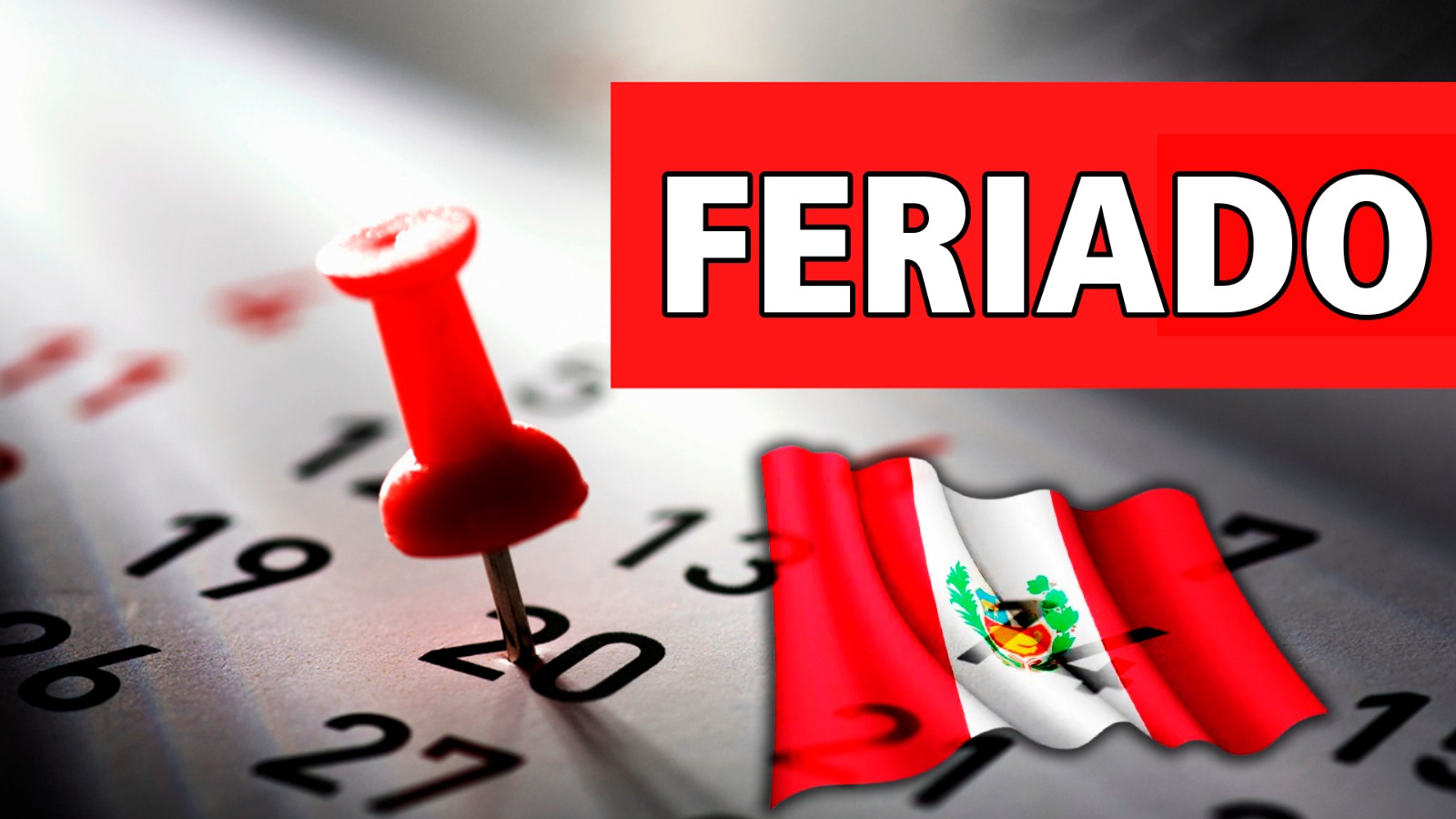 Calendario 2026: Todos los feriados nacionales que Perú tendrá el ...